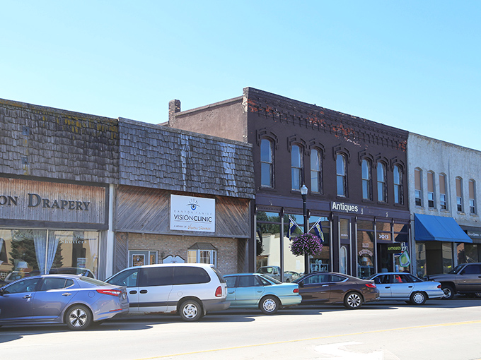 Historic storefronts line Canton's streets, housing businesses where prices haven't skyrocketed beyond reason.