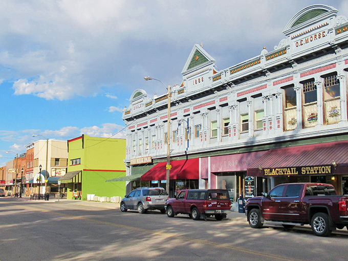 The red brick charm of downtown Dillon creates a postcard-perfect scene where your retirement dollars stretch like the big Montana sky.