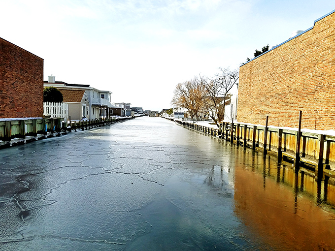 Those frozen canals in Fenwick Island aren't barriers &ndash; they're winter highways connecting homes where neighbors check on each other year-round.