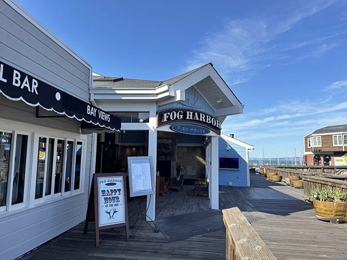 Perched on PIER 39, Fog Harbor offers bay views that rival the cioppino. Both deserve your undivided attention and multiple Instagram posts.