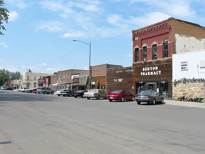 Classic western architecture lines the sun-drenched main street. Small-town Montana at its most authentic and inviting.