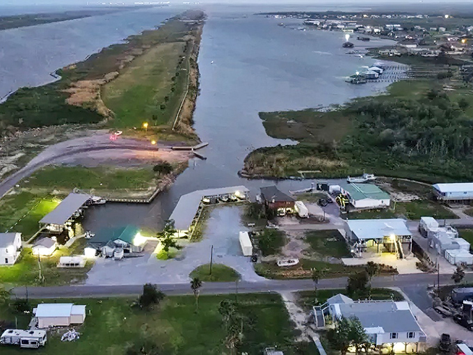 The peaceful waters around Hackberry hide a bustling underwater world that makes this town a fisherman's paradise.