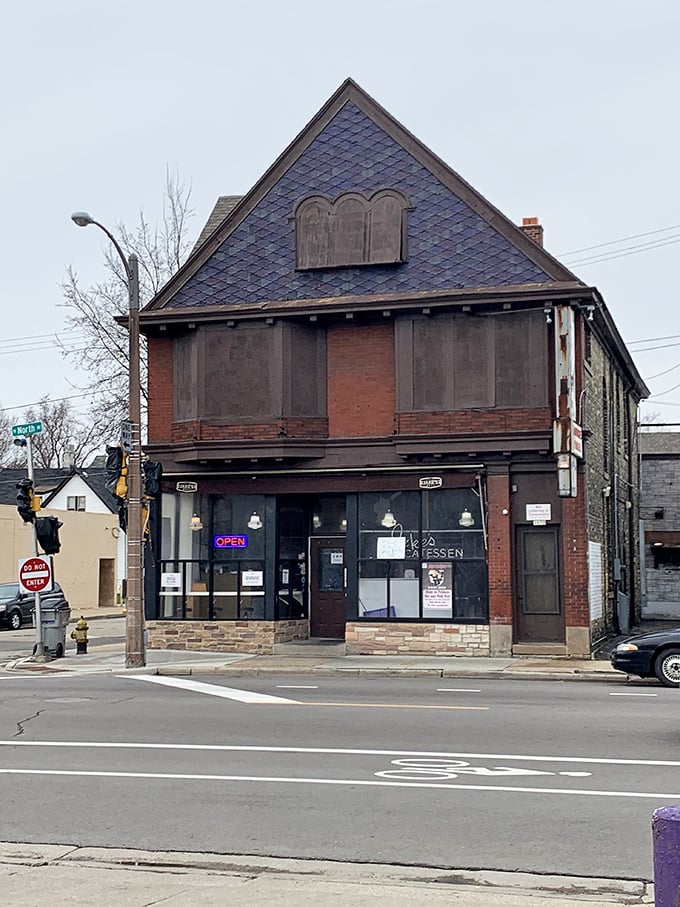 The old-school storefront of Jake's hints at time-honored deli traditions. Some places just know how to do it right.