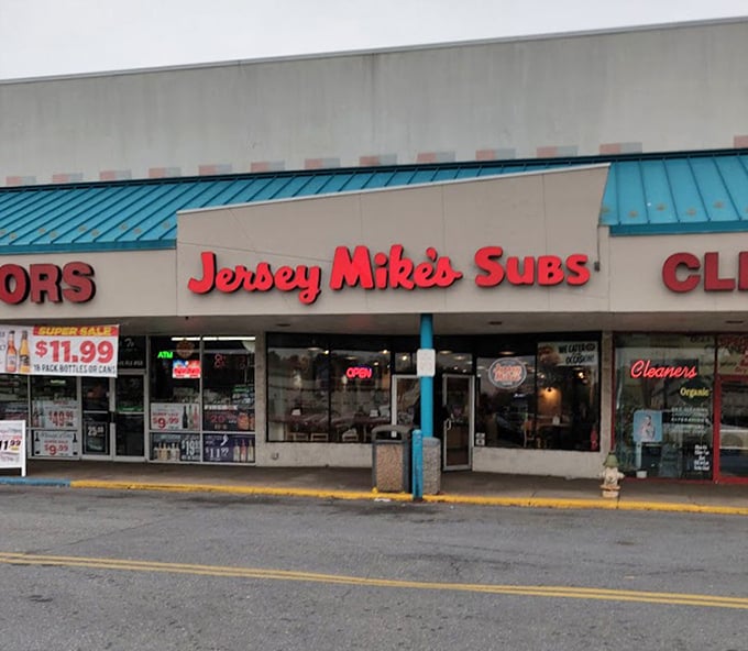 Another angle of Jersey Mike's reveals the same promise: consistent, fresh-sliced subs that taste the same in Maryland as they do in New Jersey.