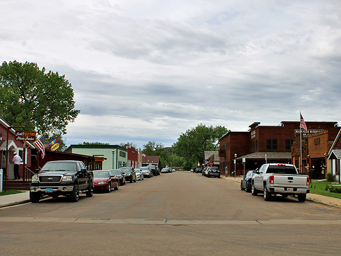 The charming streets of Medora look like they were designed as the perfect backdrop for your vacation photos.