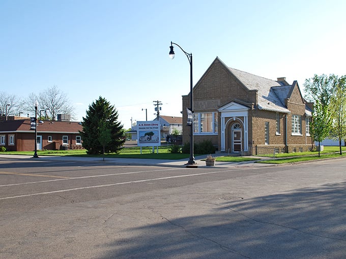 The library in Mobridge stands as a community cornerstone, where books are still checked out with a smile rather than an app.