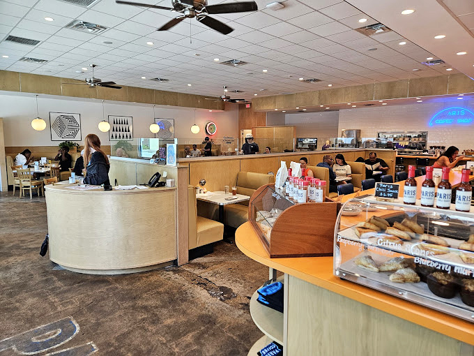 This timeless interior showcases classic diner elegance where pie legends and breakfast dreams come deliciously true.