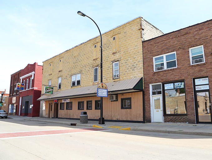 In the Bicycling Capital of America, even the buildings stand in formation, like colorful dominoes waiting for your next move.