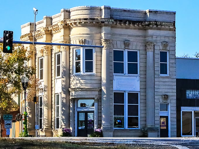 This elegant corner building in Vidalia could be a movie set, but it's just another Tuesday in this sweet Georgia gem.