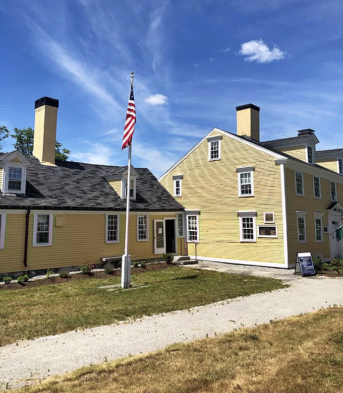 The American Independence Museum's sunny yellow facade houses revolutionary treasures while looking like the most cheerful history lesson you'll ever experience.