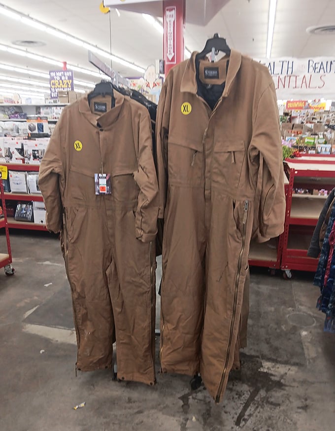 Work coveralls that scream "I might fix a spacecraft later"&mdash;practical fashion for the Connecticut resident who values function over runway trends.