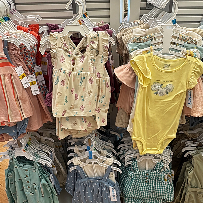 Carter's tiny treasures remind us that babies may grow alarmingly fast, but at these prices, their wardrobes can actually keep pace.