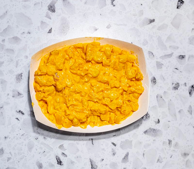 Cheesy corn so good it should count as both a vegetable and a dessert. The Midwest's answer to mac and cheese.