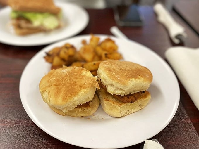 These biscuits aren't just baked; they're engineered for maximum flakiness and butter absorption&mdash;a true Southern science.