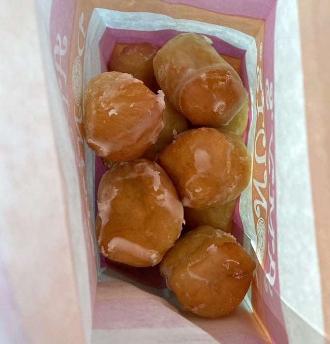Donut holes: the appetizers of the pastry world. These golden bites prove that sometimes the best things come in small, glazed packages.