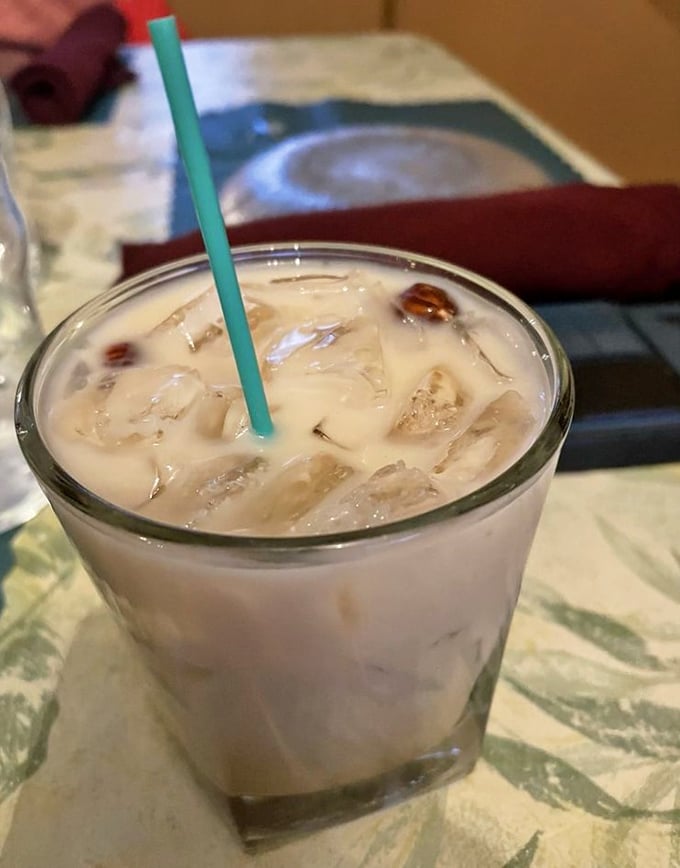 Wisconsin's unofficial state cocktail &ndash; the Brandy Old Fashioned &ndash; looking creamy and dreamy. Liquid courage before tackling that lobster tail.