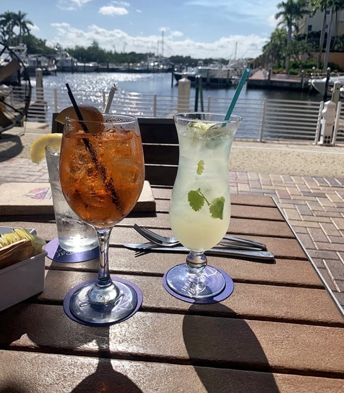 Waterfront cocktails that taste like vacation in a glass. Nothing says "Florida afternoon" quite like sipping these while boats drift by.