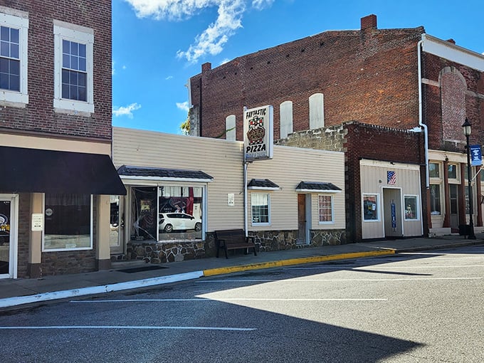 Faytastic Pizza occupies a humble storefront where the pizza is likely as straightforward and honest as the town itself.