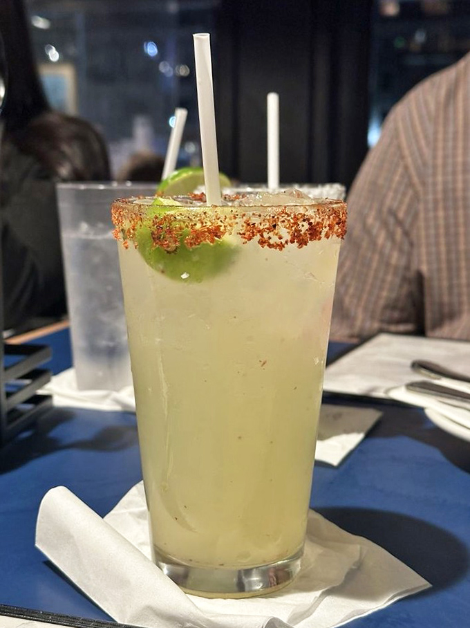 That's not just a margarita&mdash;it's vacation in a glass with a spicy attitude. The rim seasoning alone deserves its own fan club.