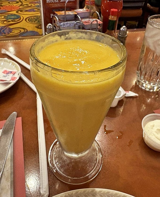 This sunshine-yellow smoothie isn't trying to detox your system or align your chakras &ndash; it just wants to taste good. And it does.