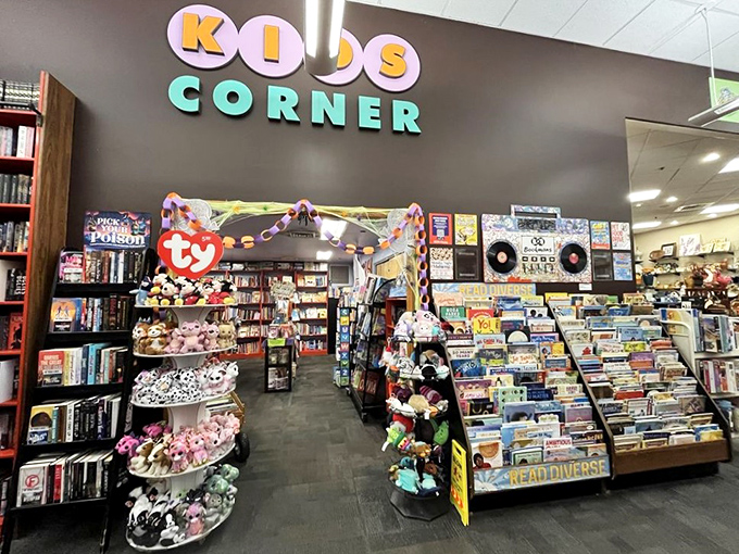 Kid's Corner isn't just a section&mdash;it's a childhood wonderland. Colorful books and toys create the perfect introduction to the joy of reading.