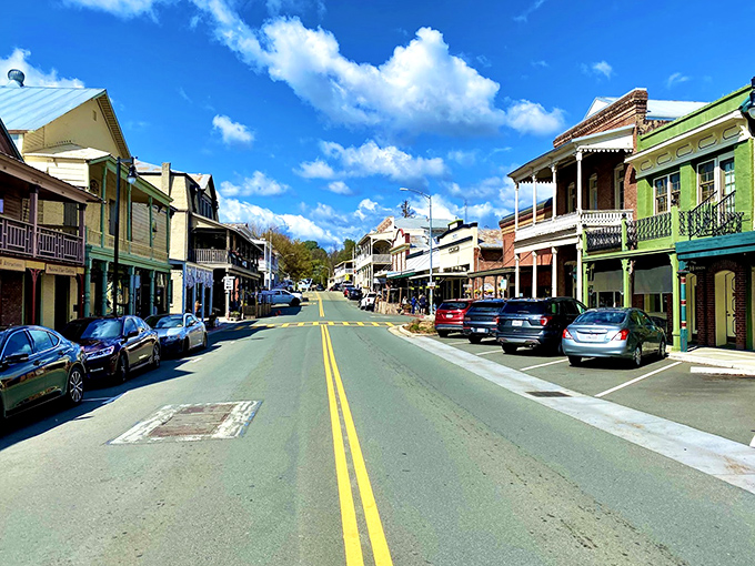 Main Street unfolds like a perfectly preserved movie set, except the storefronts are real and nobody yells "cut" when you wander into frame.
