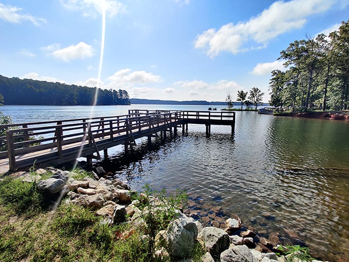 Nature's five-star resort without the resort prices&mdash;Piney Grove's serene waters invite reflection that no meditation app could match.