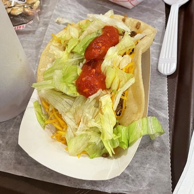 The taco dog &ndash; proof that cultural fusion isn't just for fancy restaurants, and that lettuce on a hot dog can actually work miracles.