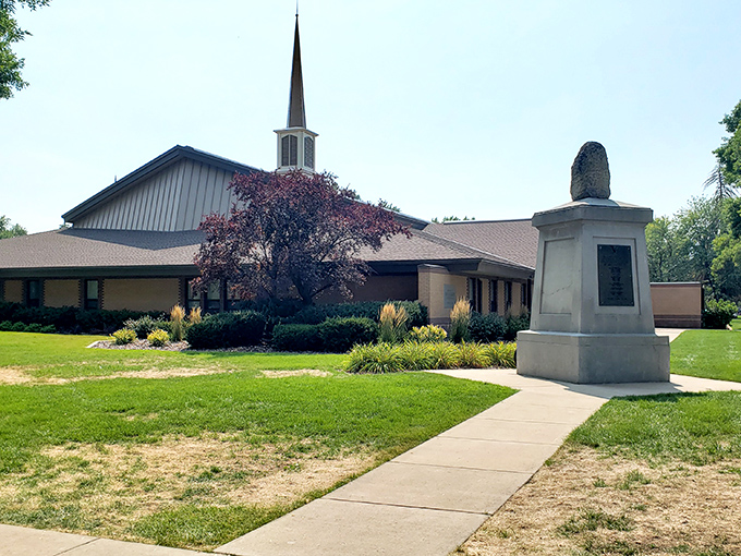 Community churches and monuments tell stories of pioneers who thought, "These mountains look nice, let's stay awhile."