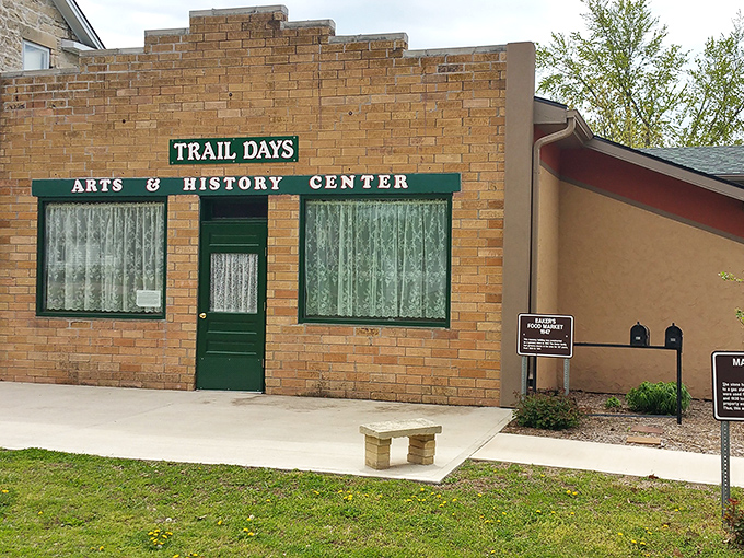 Small but mighty, the Trail Days Arts & History Center packs centuries of Santa Fe Trail stories into its charming brick walls.