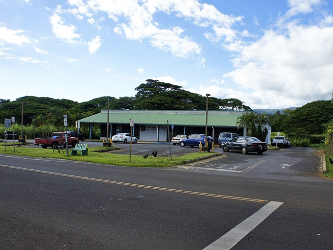 Small-town charm personified: this unassuming building serves as both community hub and daily reminder that not all important connections happen online.