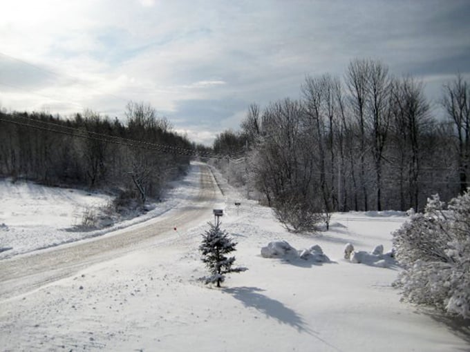 Winter transforms Searsport's back roads into passages through Narnia, minus the talking animals but with all the magic.