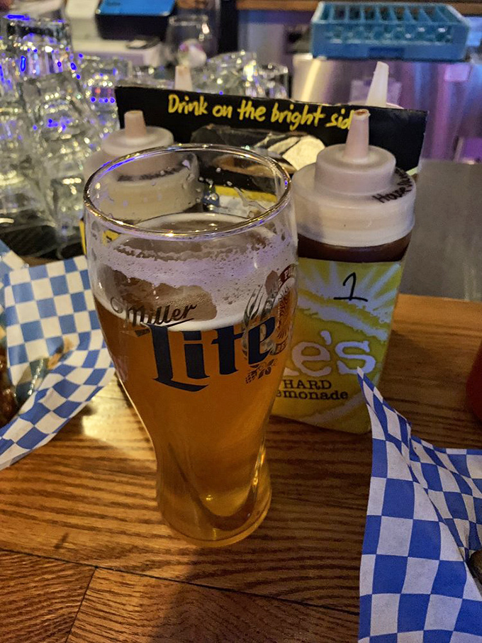 Cold beer and barbecue sauce bottles&mdash;civilization's perfect pairing since mankind first discovered that meat tastes better with both.