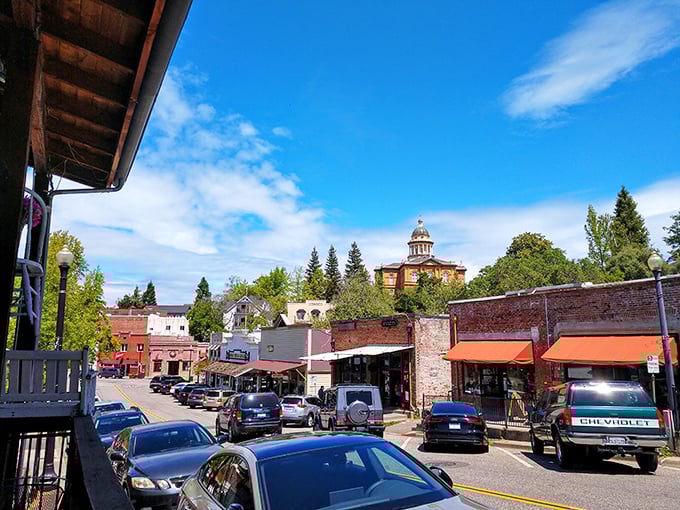 Auburn's main street offers that perfect blend of historic charm and modern convenience &ndash; like finding Wi-Fi in a time capsule.
