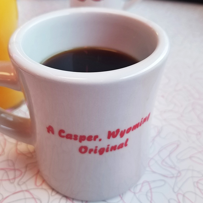 "A Casper, Wyoming Original" isn't just printed on the mug&mdash;it's infused in every sip of that honest diner coffee.
