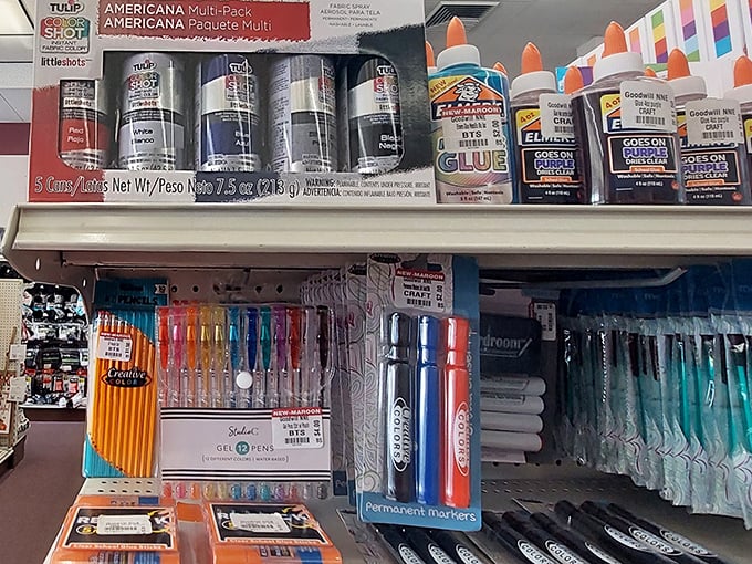 Craft supply heaven for the creative soul! Someone else's abandoned hobby becomes your next masterpiece for pennies on the dollar.