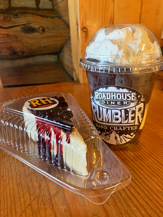 Dessert at Roadhouse isn't an afterthought&mdash;it's the final movement in a symphony of indulgence. That cheesecake looks like it's auditioning for a food magazine.