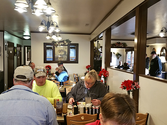The true measure of a great diner? Regular folks enjoying honest food in a space that feels like a community living room.
