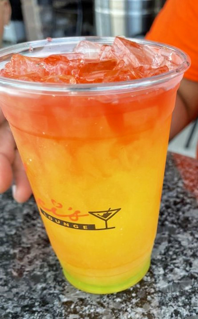 A sunset in a glass that promises good times ahead&mdash;no tiny umbrella required.