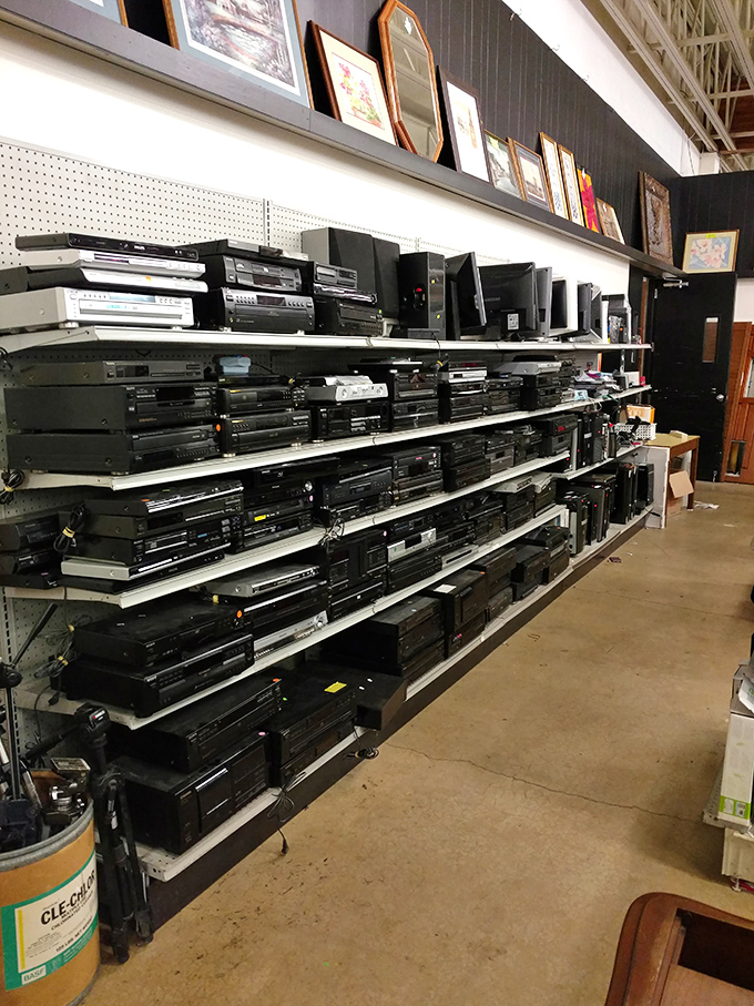 The electronics graveyard: Where yesterday's cutting-edge technology finds new purpose in the hands of tinkerers and retro enthusiasts.