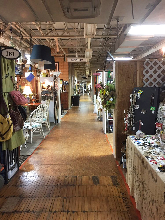 "Fifth Avenue" might be in New York, but this corridor offers luxury finds without Manhattan prices. The vintage lamps alone are worth the trip.