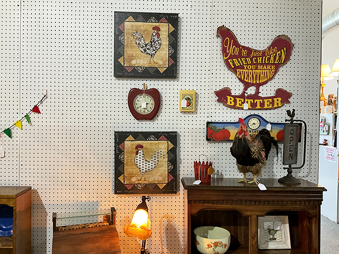 Chicken-themed decor that would make any farmhouse kitchen cluck with delight. "You make everything better"&mdash;don't we all need that reminder?
