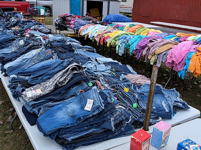 Denim as far as the eye can see&mdash;a sea of blue possibilities where your next favorite pair of jeans is hiding in plain sight.