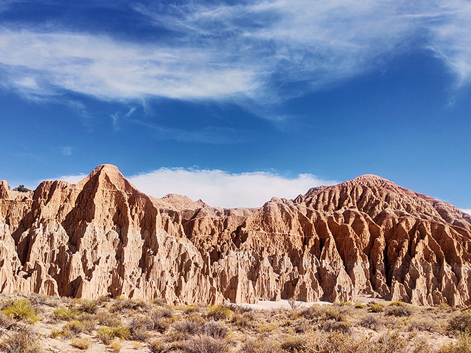 The aptly named Moon Caves create a landscape so surreal, NASA could save money by filming "Mars landings" right here.