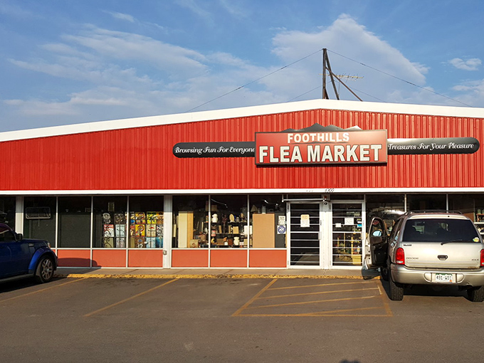 The unassuming exterior hides a universe of treasures within. Like a retail TARDIS, it's somehow bigger on the inside.