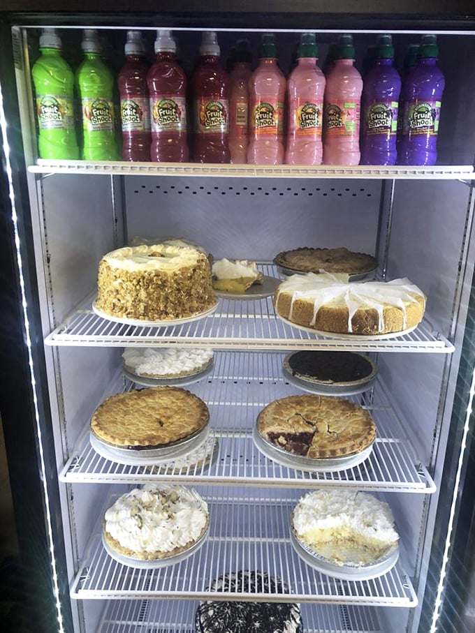 The dessert case&mdash;where willpower goes to die and diet plans are forgotten in the face of homemade pie temptation.