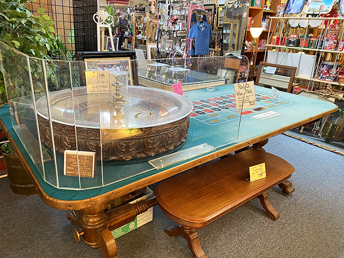 Not just any roulette table &ndash; a piece of Nevada's gambling history that lets you bring a touch of vintage Vegas into your living room, minus the cigarette smoke.