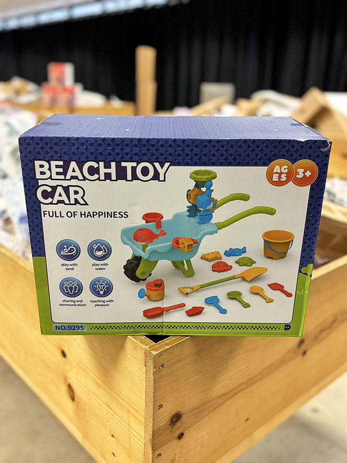 Childhood joy in a box. This beach toy set promises sandy adventures and memories that outlast the summer sun.