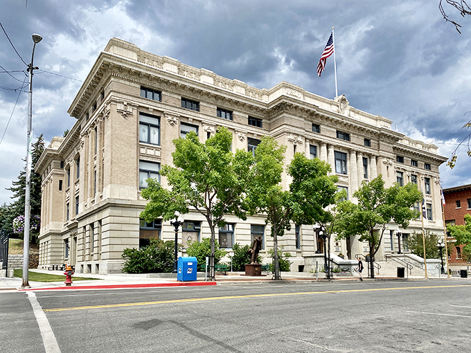 Butte's grand courthouse stands like a dignified elder statesman, watching over a town that once powered America's copper dreams.