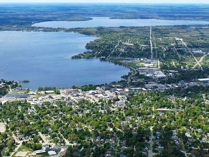 Cadillac's lakeside living comes without the usual waterfront premium&mdash;Mother Nature doesn't charge extra for beautiful views.